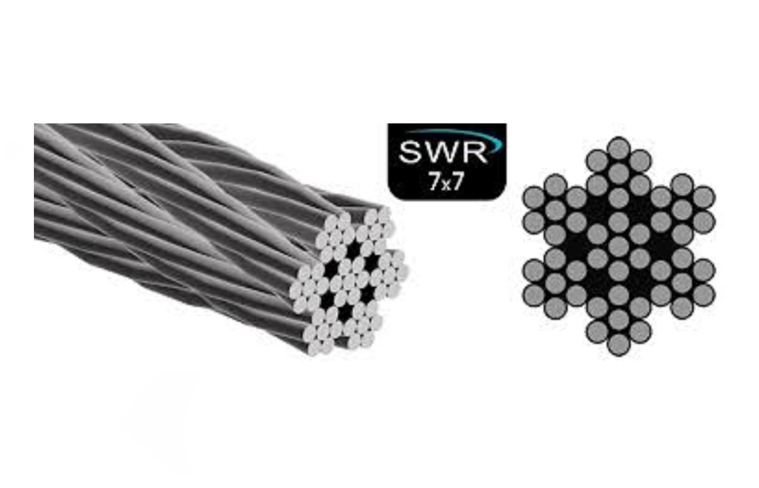 7x7 WIRE ROPE AISI 316